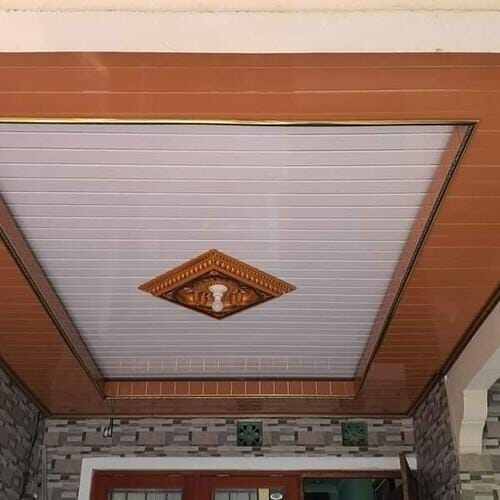 Plafon PVC motif papan coklat | Lazada Indonesia