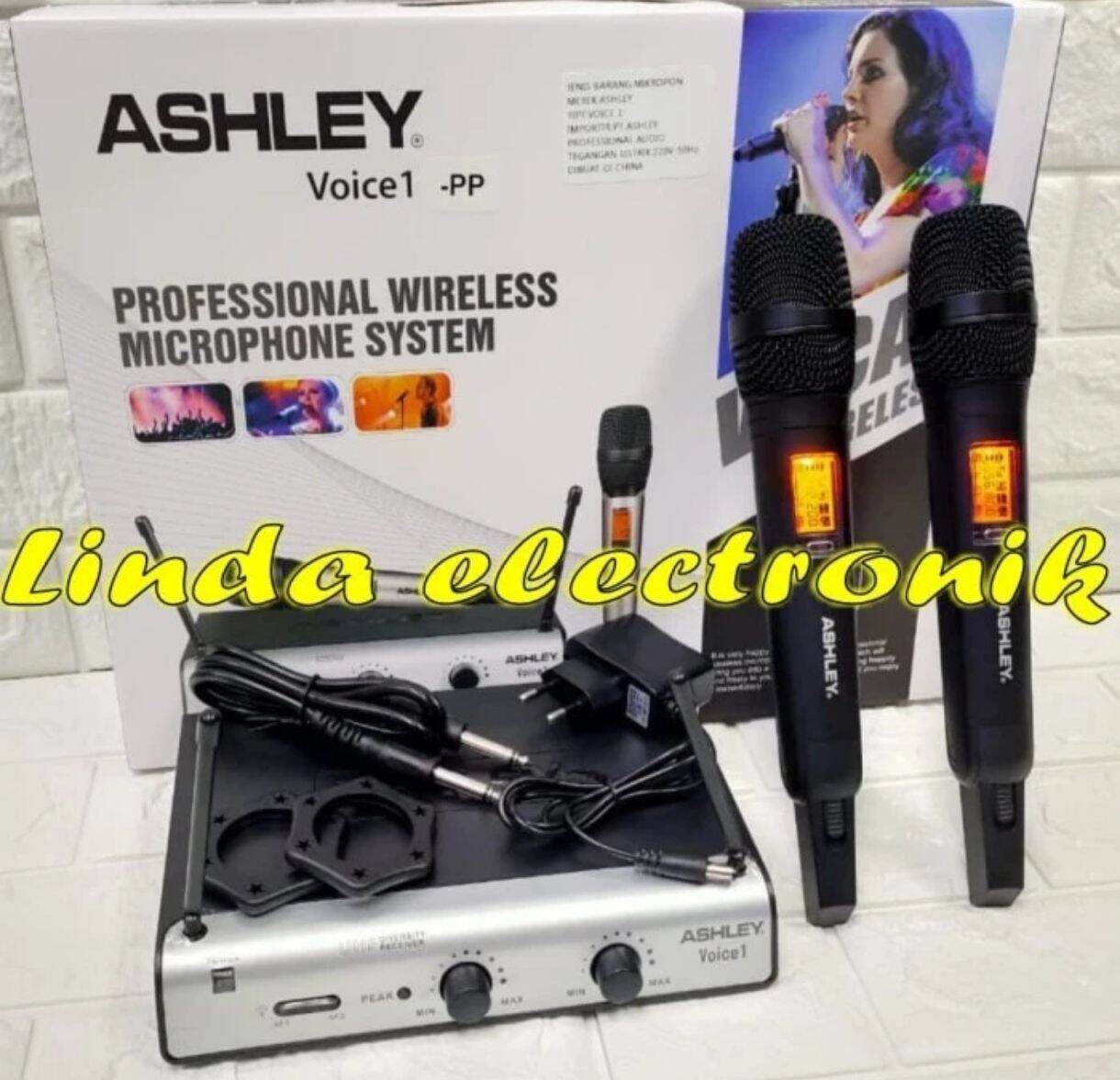 mic wireless ashley voice 1 / Ashley voice1 4 warna pilihan garansi ...