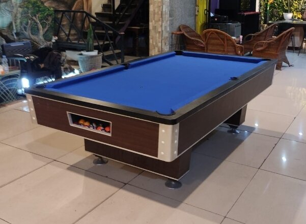 Billiard biliard bilyar table 8ft 8feet full set alas meja Batu tebal ...