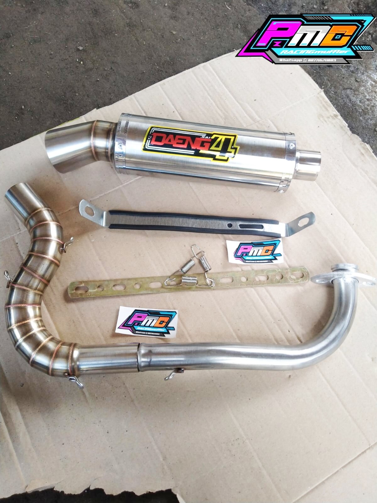 knlpot Racing DAENG SAI 4 model corong leher cobra jngat inlet 38 mm ...