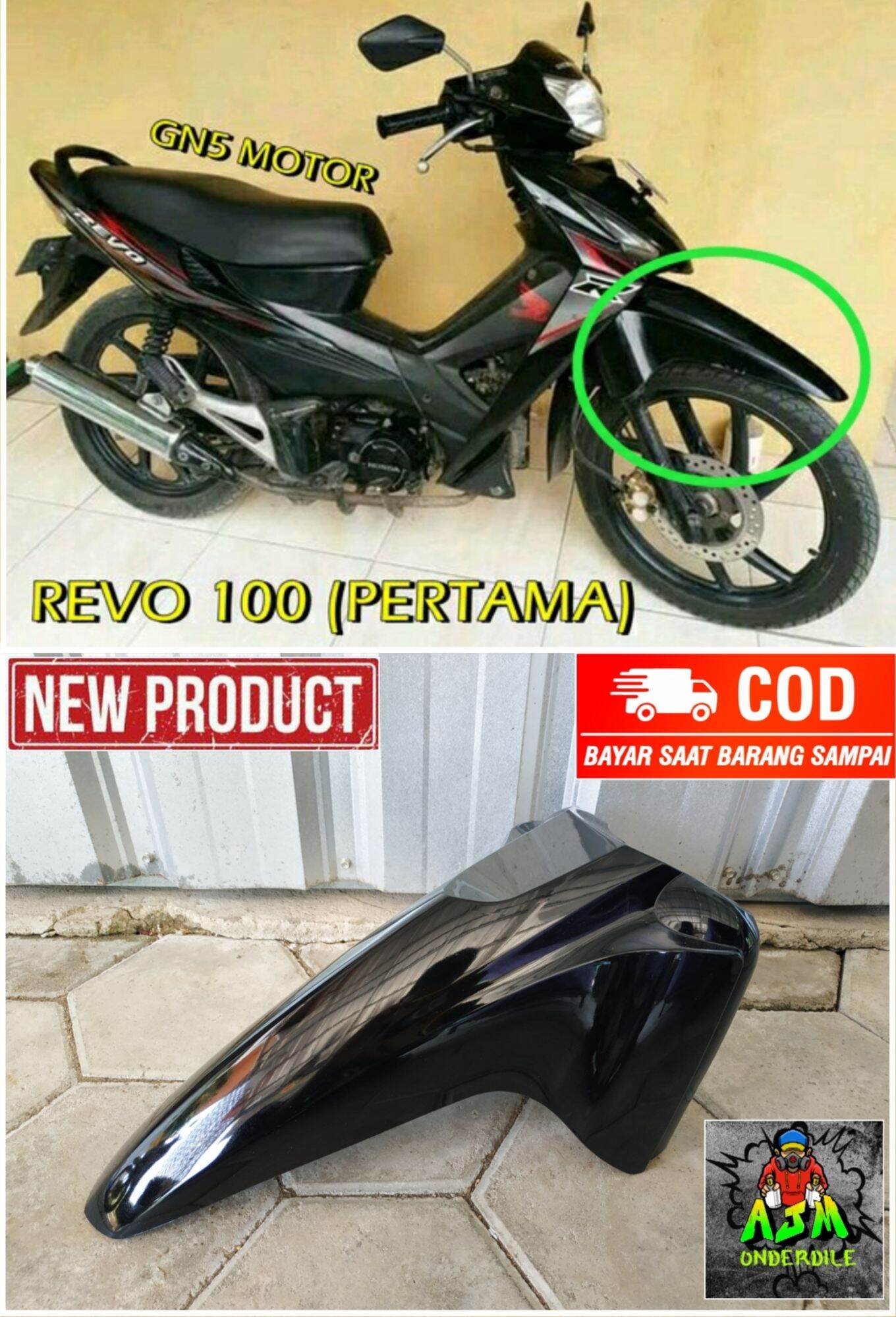 Slebor Spakbor Depan Honda Revo Lama Revo lancip generasi awal warna ...