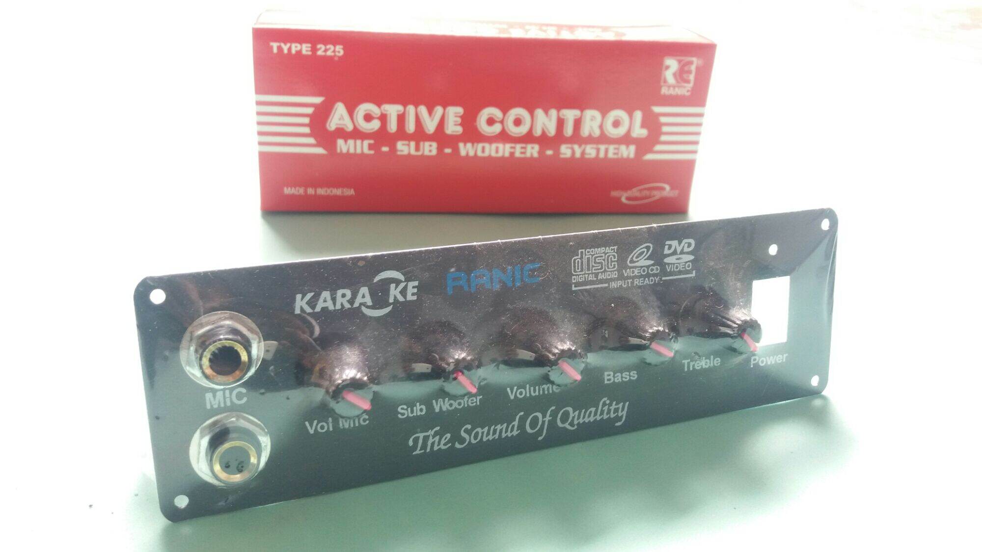 TONE CONTROL STEREO + PANEL - AKTIVE STEREO TONE CONTROL MIC SUBWOOFER ...