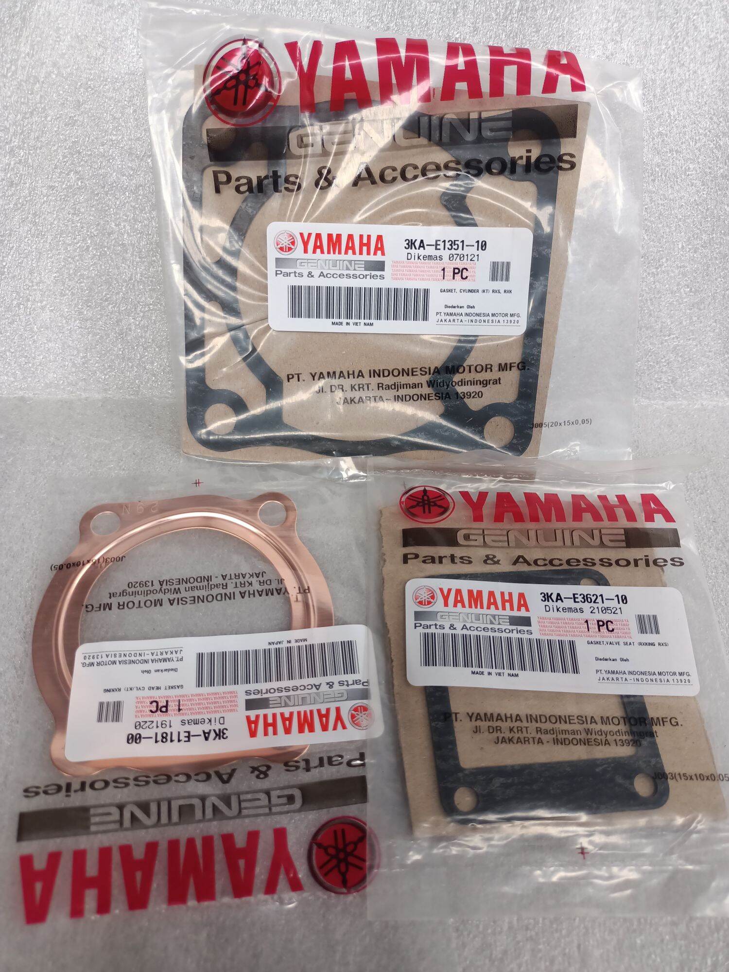 3 PCS PAKING BLOK HED DAN MEMBRAN RX KING ORIGINAL | Lazada Indonesia