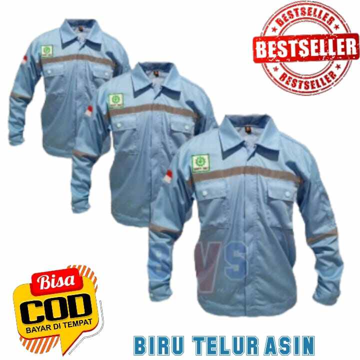 WEARPACK ATASAN LENGAN PANJANG BAJU K3 SERAGAM TAMBANG WEARPACK SAFETY ...