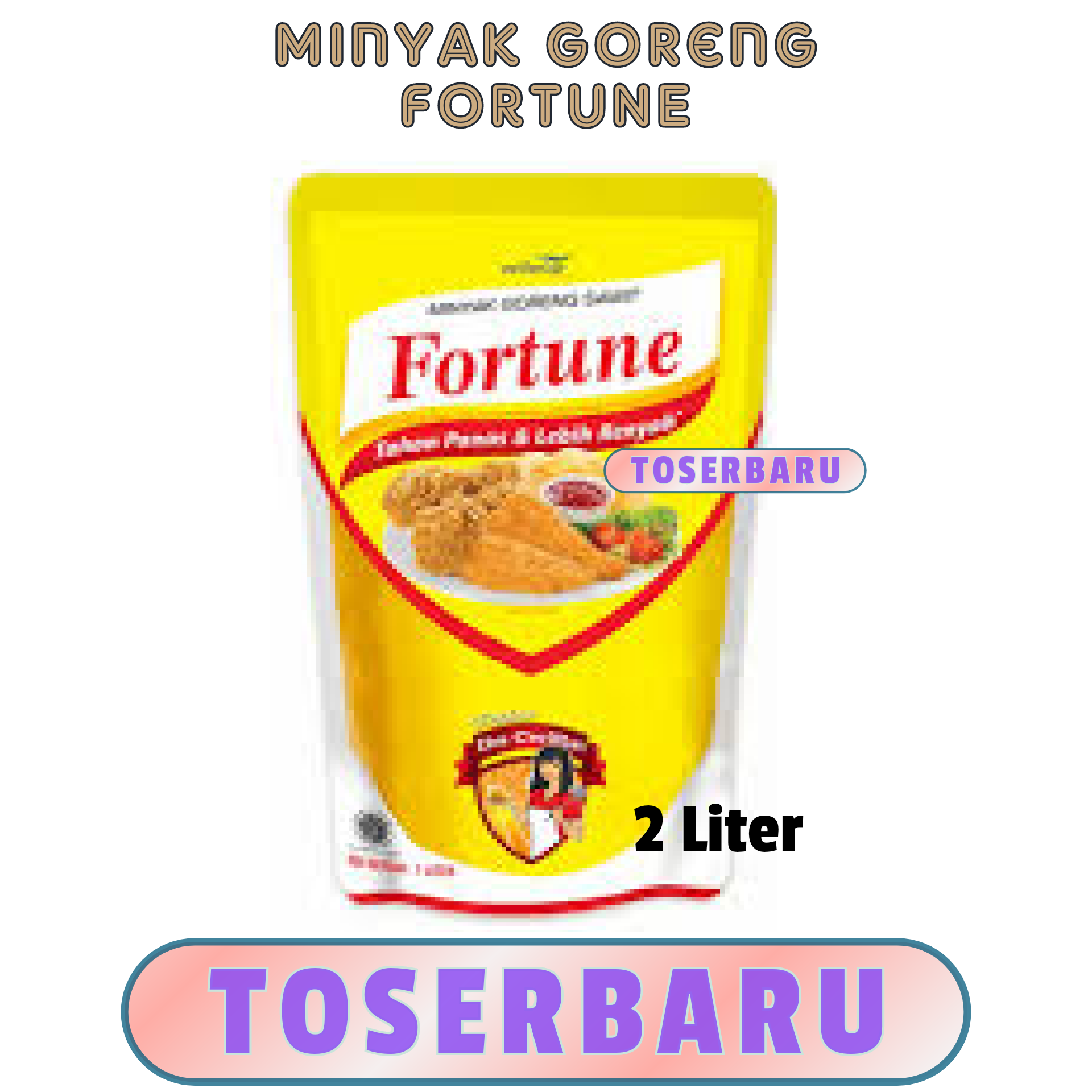 FORTUNE Minyak Goreng kemasan pouch 2 Liter | Lazada Indonesia