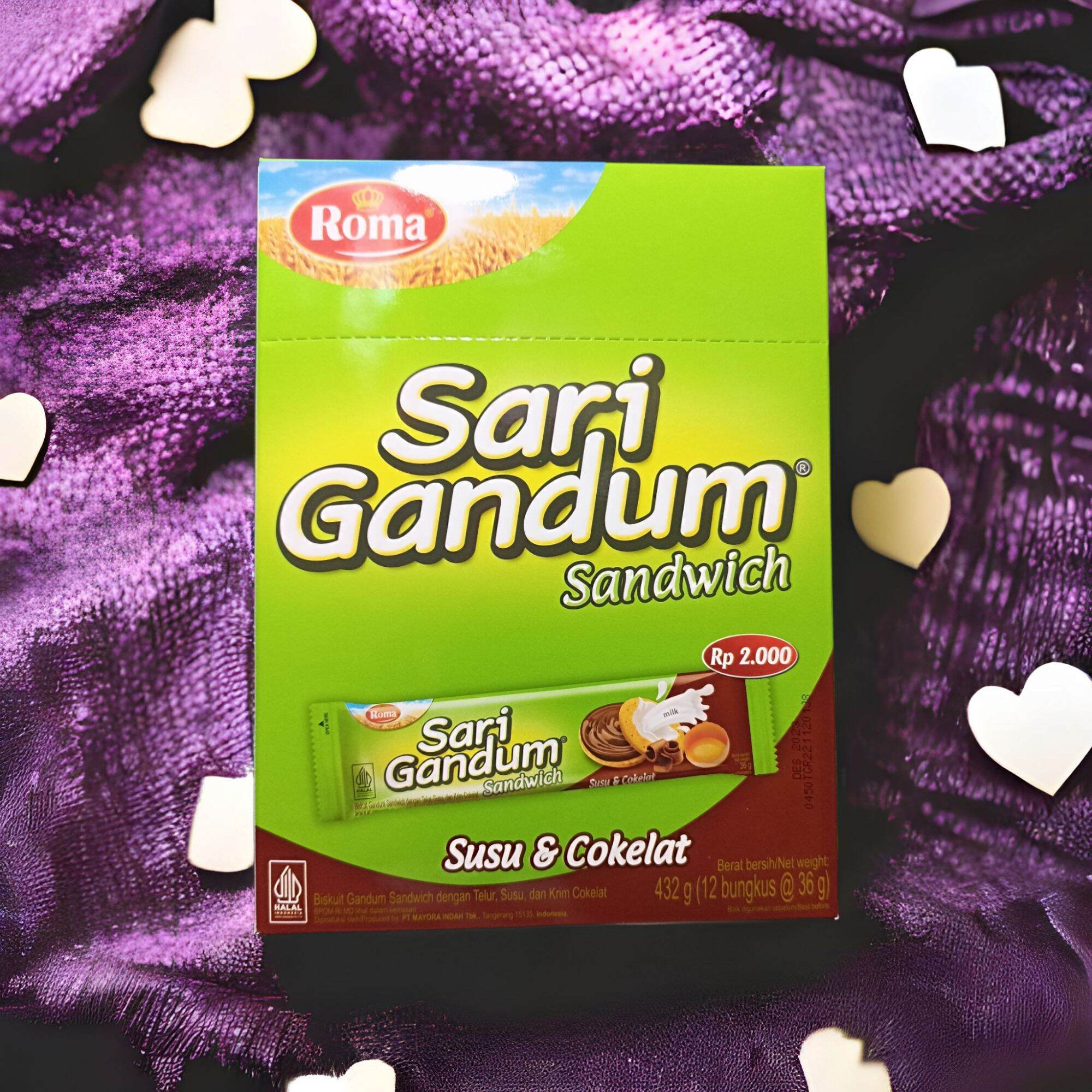 [ Sari gandum ] coklat 36 gr ( 1 box isi 12 pcs) | Lazada Indonesia