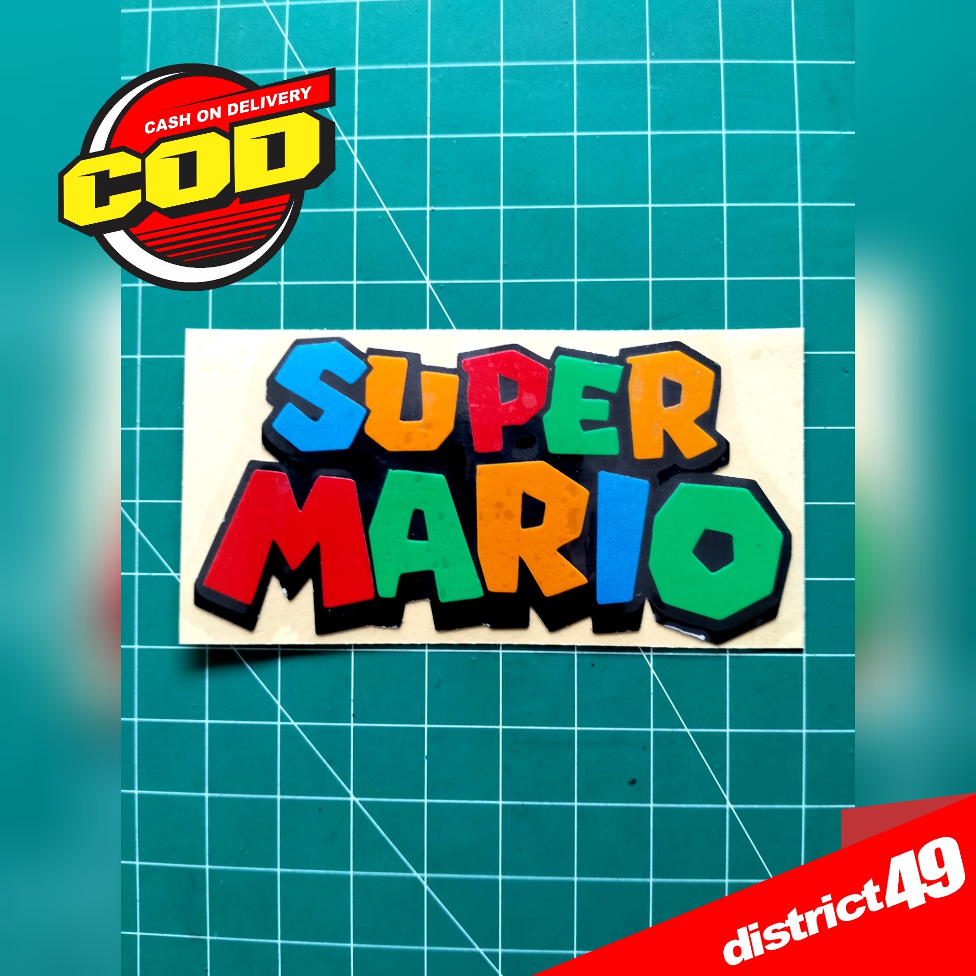 Cutting sticker Super Mario - Stiker cutting Super Mario - Stiker Super ...