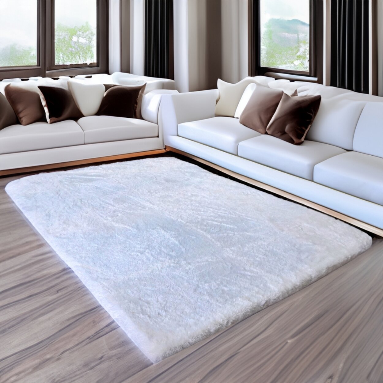 Karpet bulu rasfur empuk ukuran 160x100X3.5CM hdp | karpet aesthetic ...