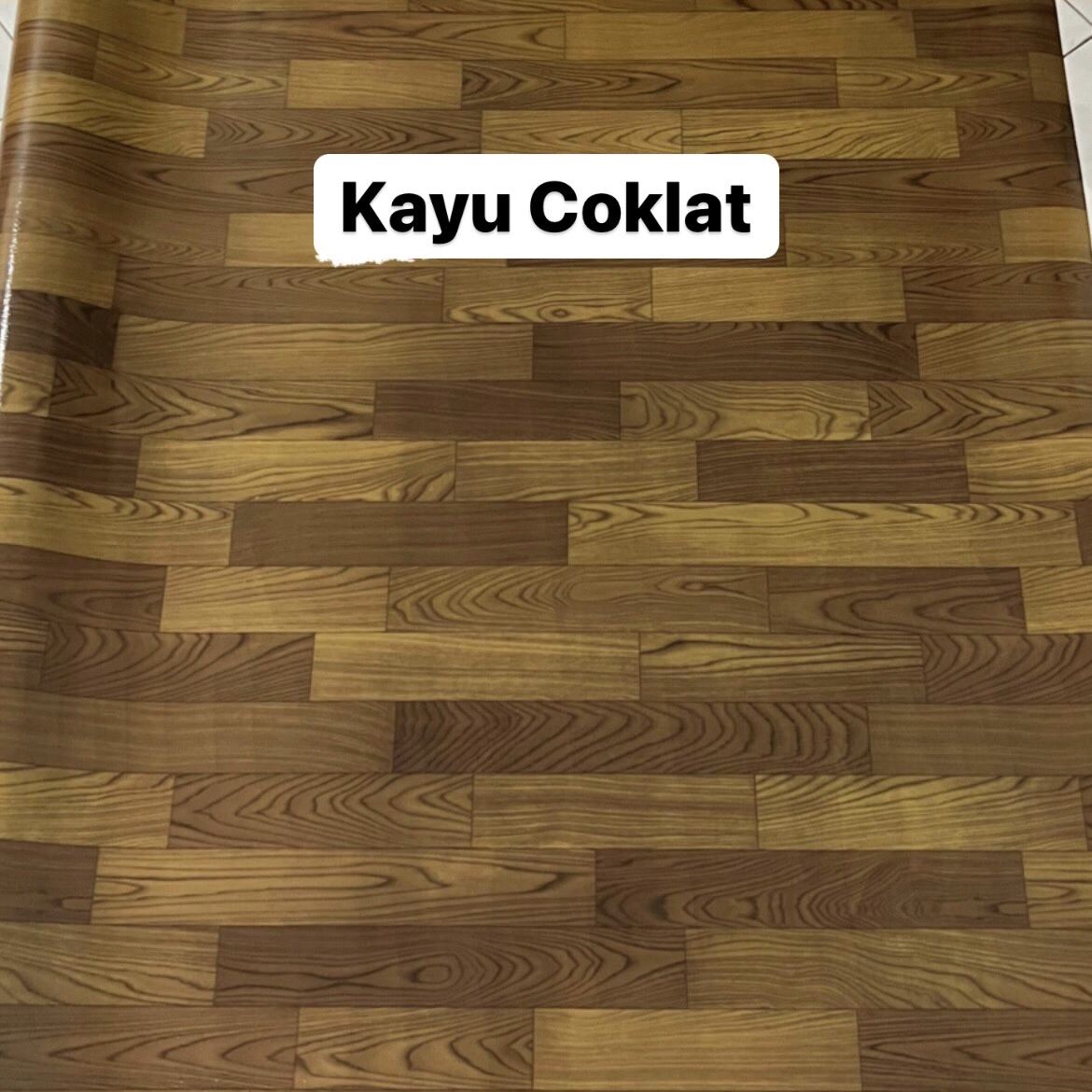 KARPET VINYL LANTAI IMPORT MOTIF KAYU / MARMER PERLAK WALLPAPER KERAMIK ...