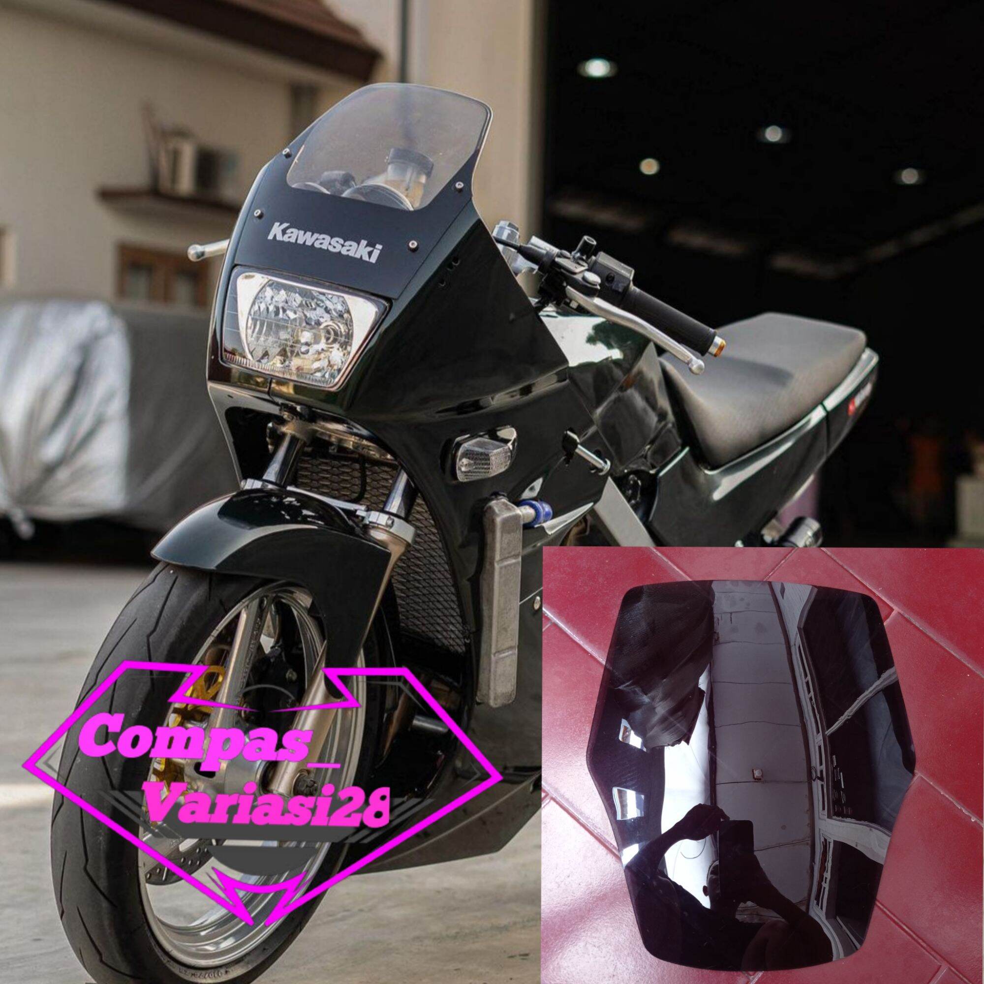 VISOR NINJA SSR OLD WINDSHIELD VISOR NINJA SSR | Lazada Indonesia