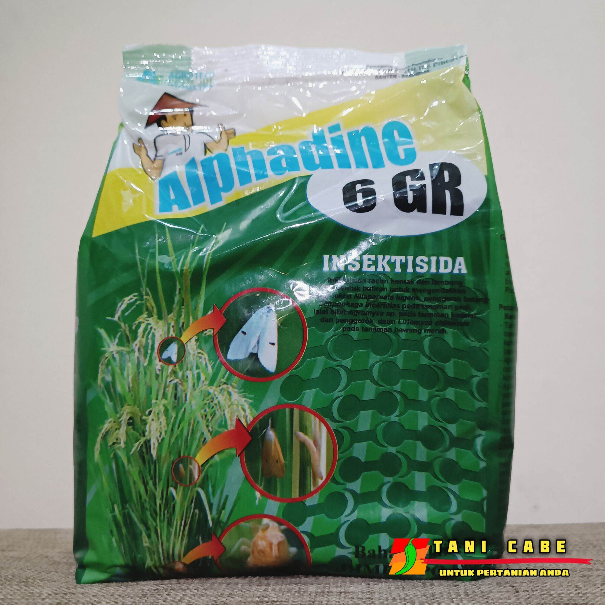 INSEKTISIDA ALPHADINE/ALPADIN 6 GR 1 kg hama ulat padi | Lazada Indonesia