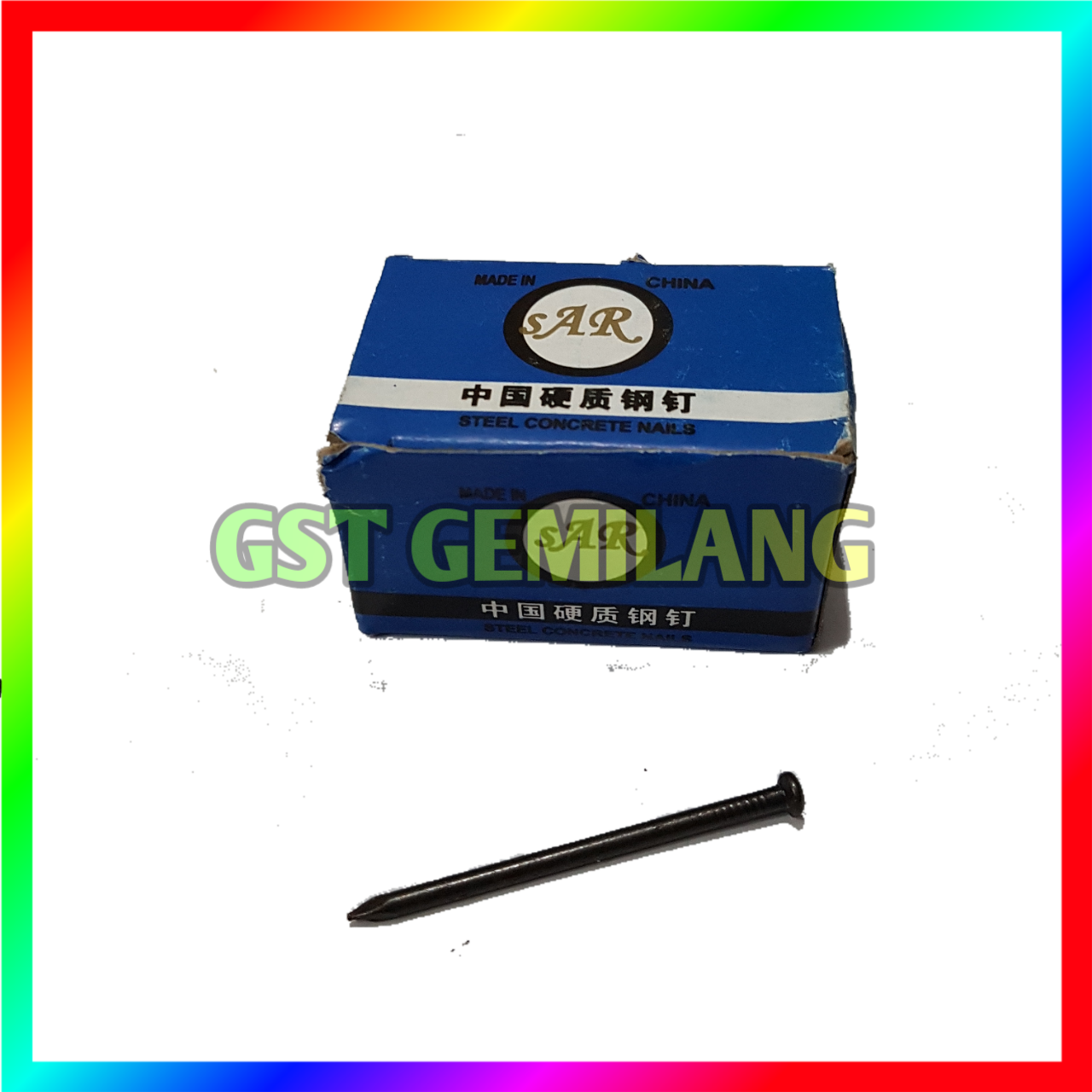 1 KOTAK PAKU BETON HITAM 2.5 INCI | Lazada Indonesia