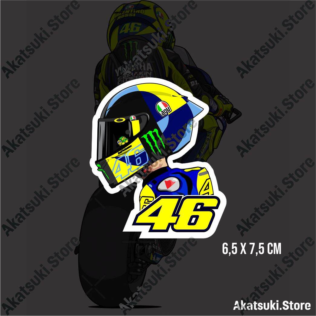 Sticker Stiker Rossi 46 2022 | Lazada Indonesia