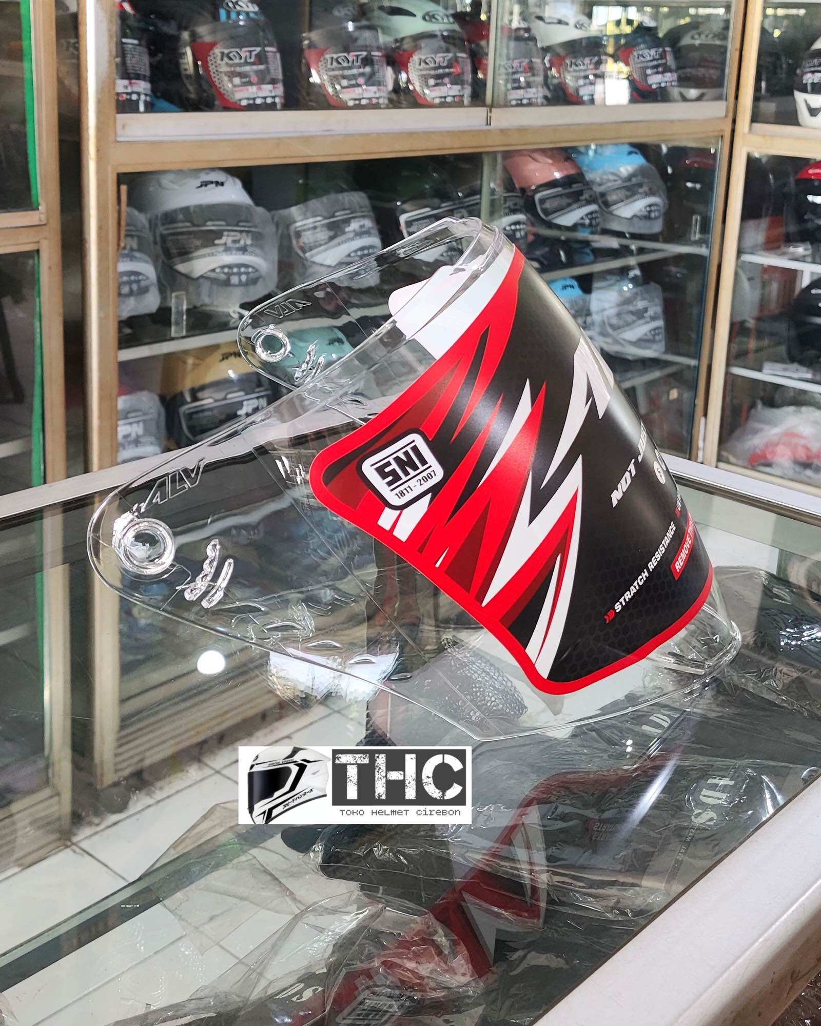 VISOR ALV ORIGINAL WARNA CLEAR BUAT ALV ULTRON DAN ALV ULTRON PRO ...