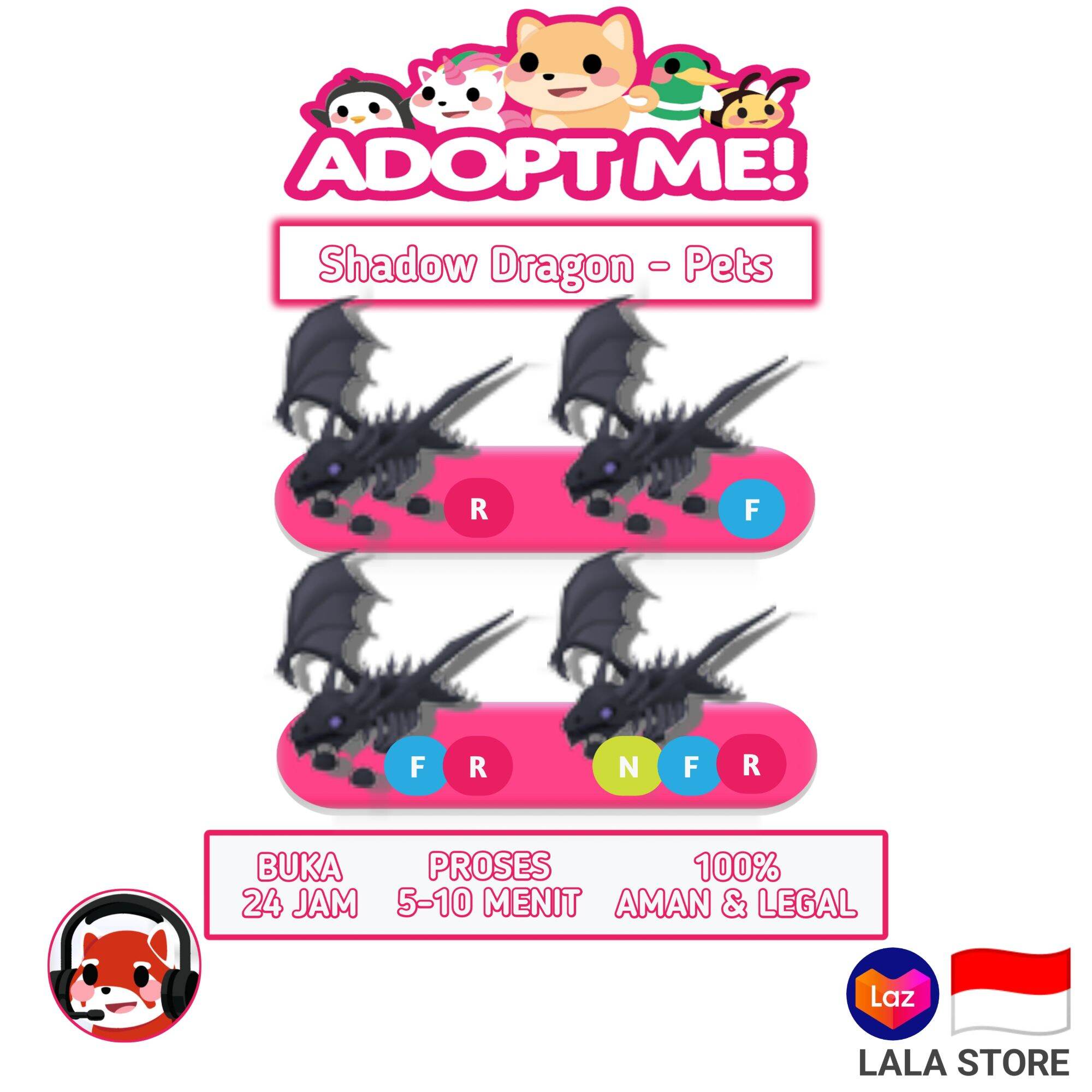 Adopt Me - Shadow Dragon - Roblox | Lazada Indonesia