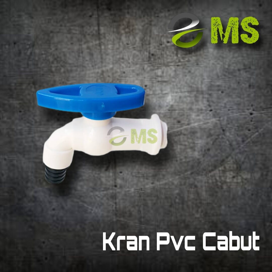Kran Pvc Cabut 1/2inch / Kran Pvc Taman 1/2" / Keran Pvc Cabut 1/2 inch ...