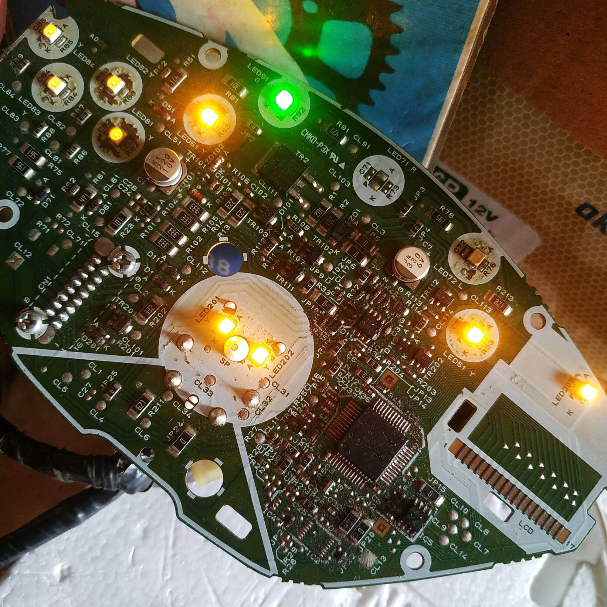 mesin PCB speedometer spidometer supra x125 batman lama old original ...