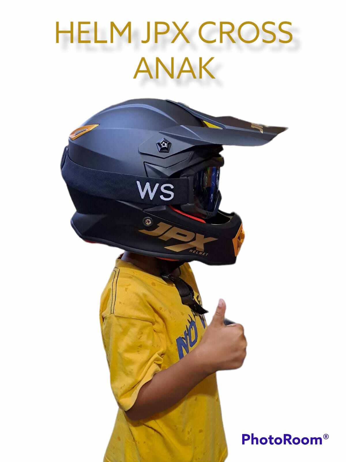 HELM JPX CROSS JUNIOR BLAK DOFF FREE KACA MATA | Lazada Indonesia