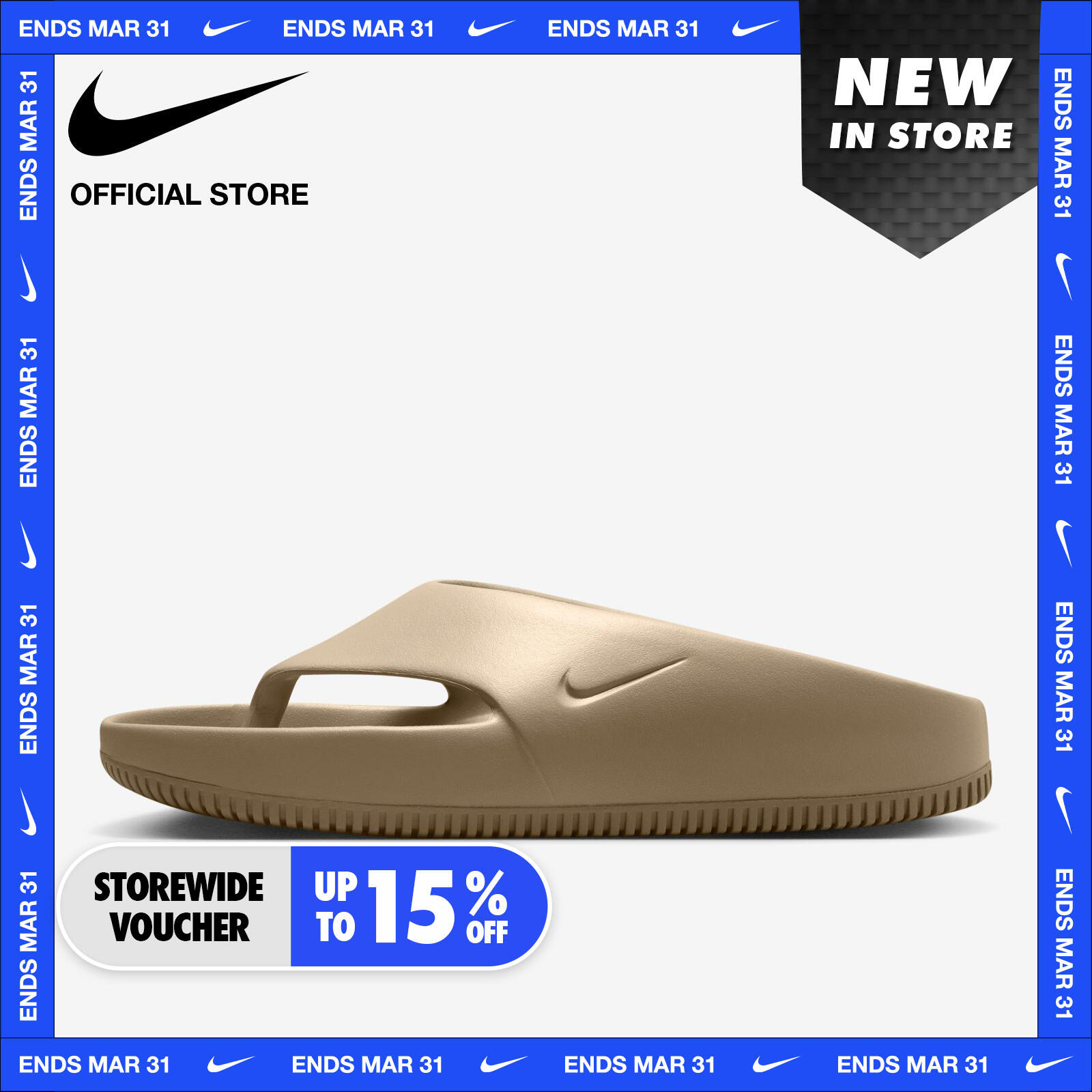 Nike Men's Calm Flip-Flops FD4119 | Lazada Indonesia