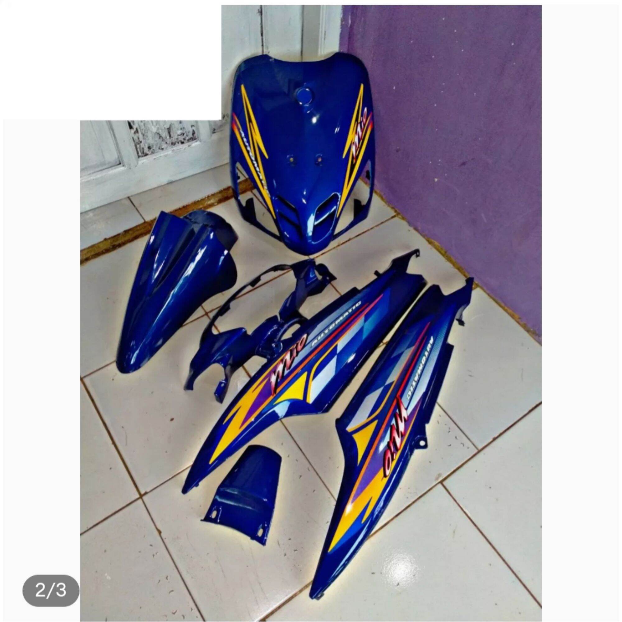 Full Body Halus Yamaha Mio Sporty Warna Biru Th 2003-2011 Lengkap ...