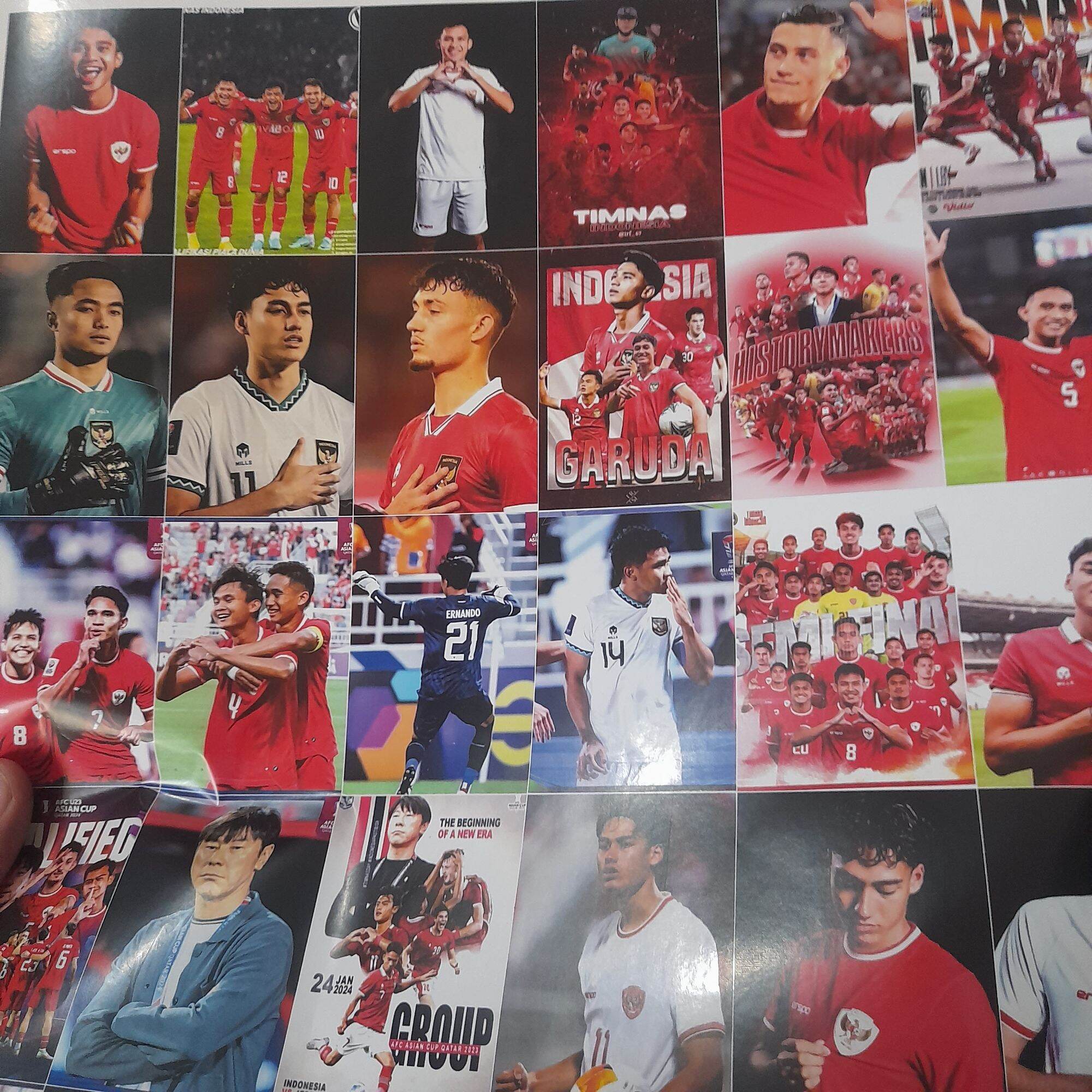 STIKER TIMNAS INDONESIA ISI 36 KOTAK /STIKER TIMNAS | Lazada Indonesia