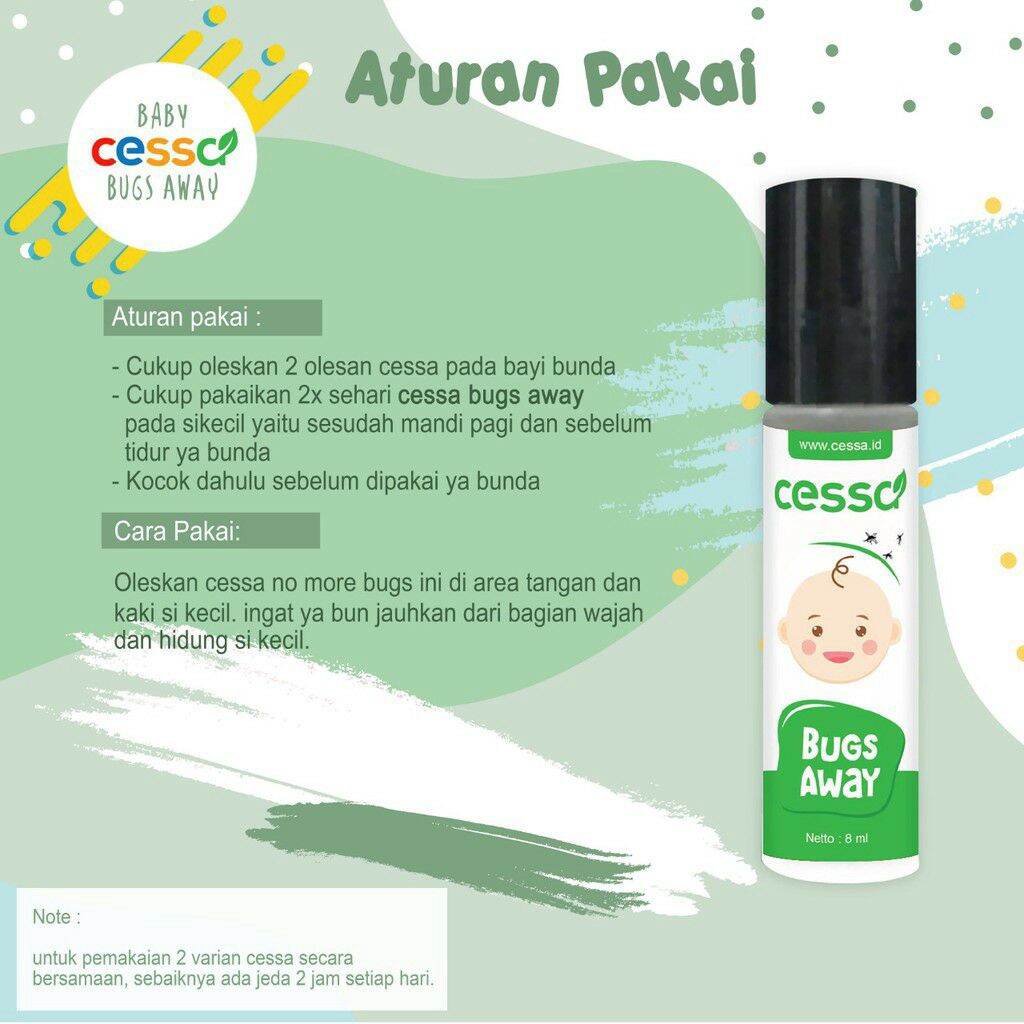 CESSA Cough and Flu Baby 0-2tahun Essentials Baby Oil Cessa biru kuning ...