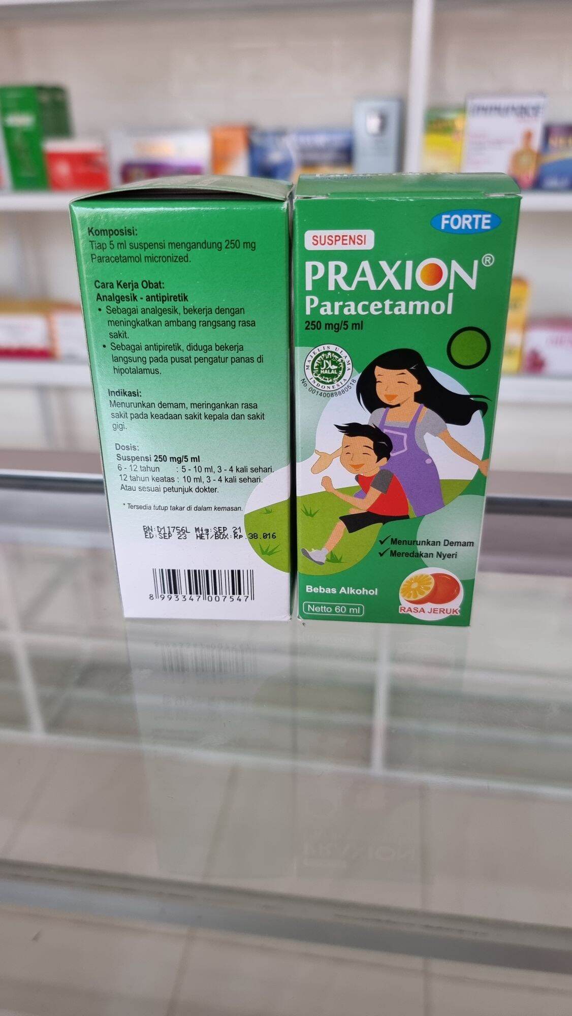 PRAXION SYRUP FORTE PERBOTOL ISI 60ML EXP SEP 2023 | Lazada Indonesia