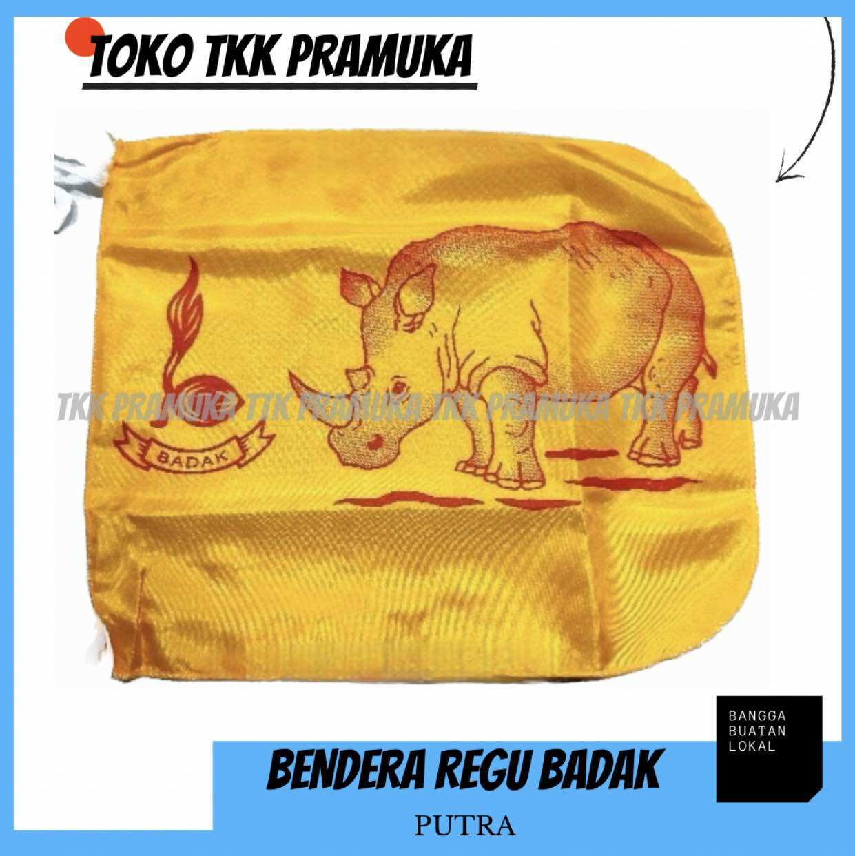 Bendera regu pramuka / Bendera regu putra Badak | Lazada Indonesia