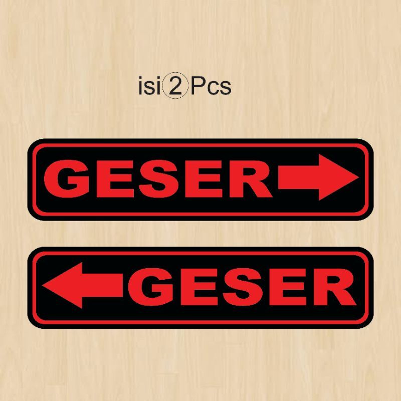 STIKER CUTTING GESER UNTUK PINTU/KACA | Lazada Indonesia