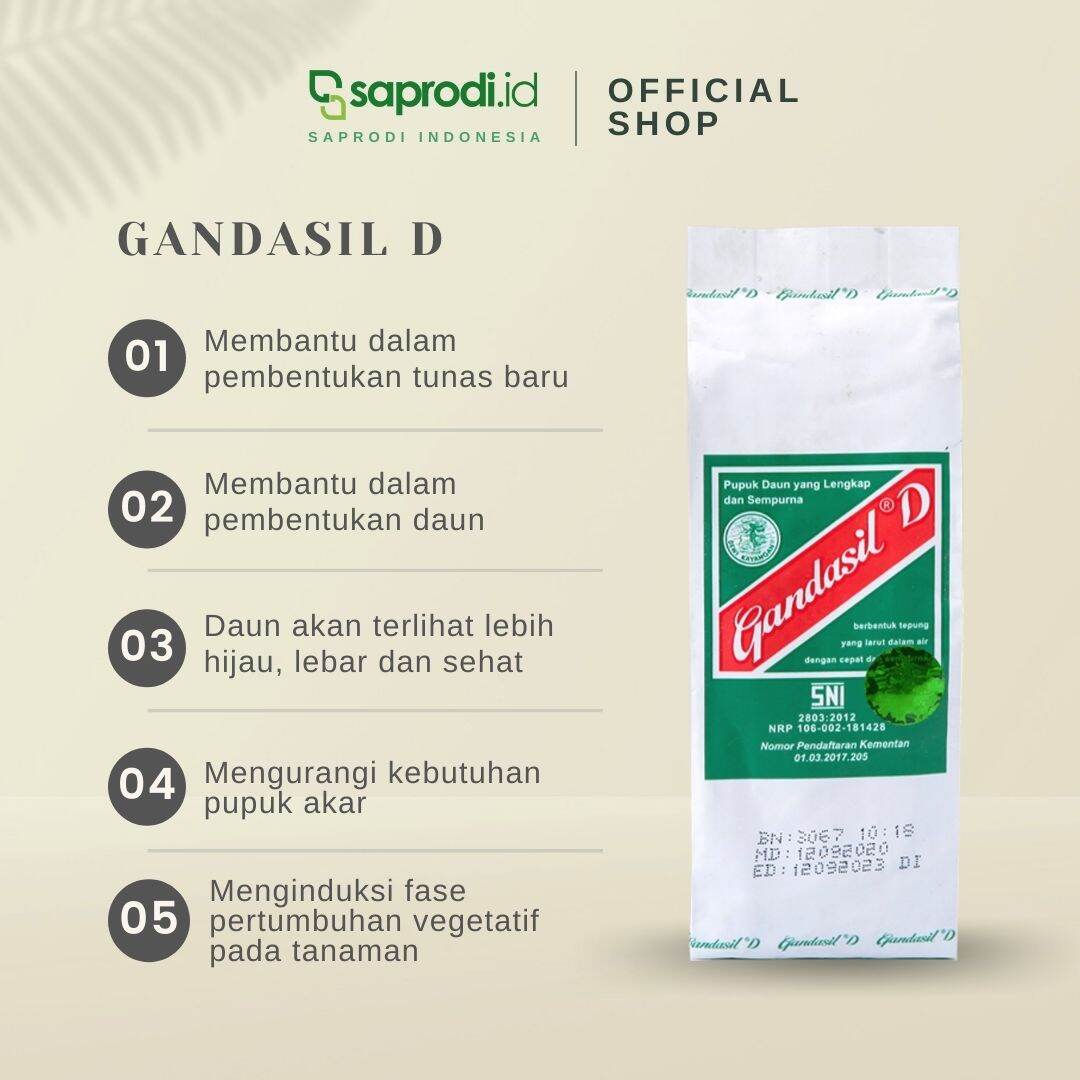 Gandasi Daun kecil 100 gr. Pupu Gandasil D cocok digunakan pada fase ...