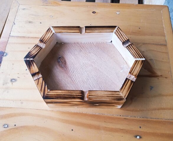 Asbak unik Asbak kayu Asbak rokok Asbak hexsagonal Asbak besar | Lazada ...