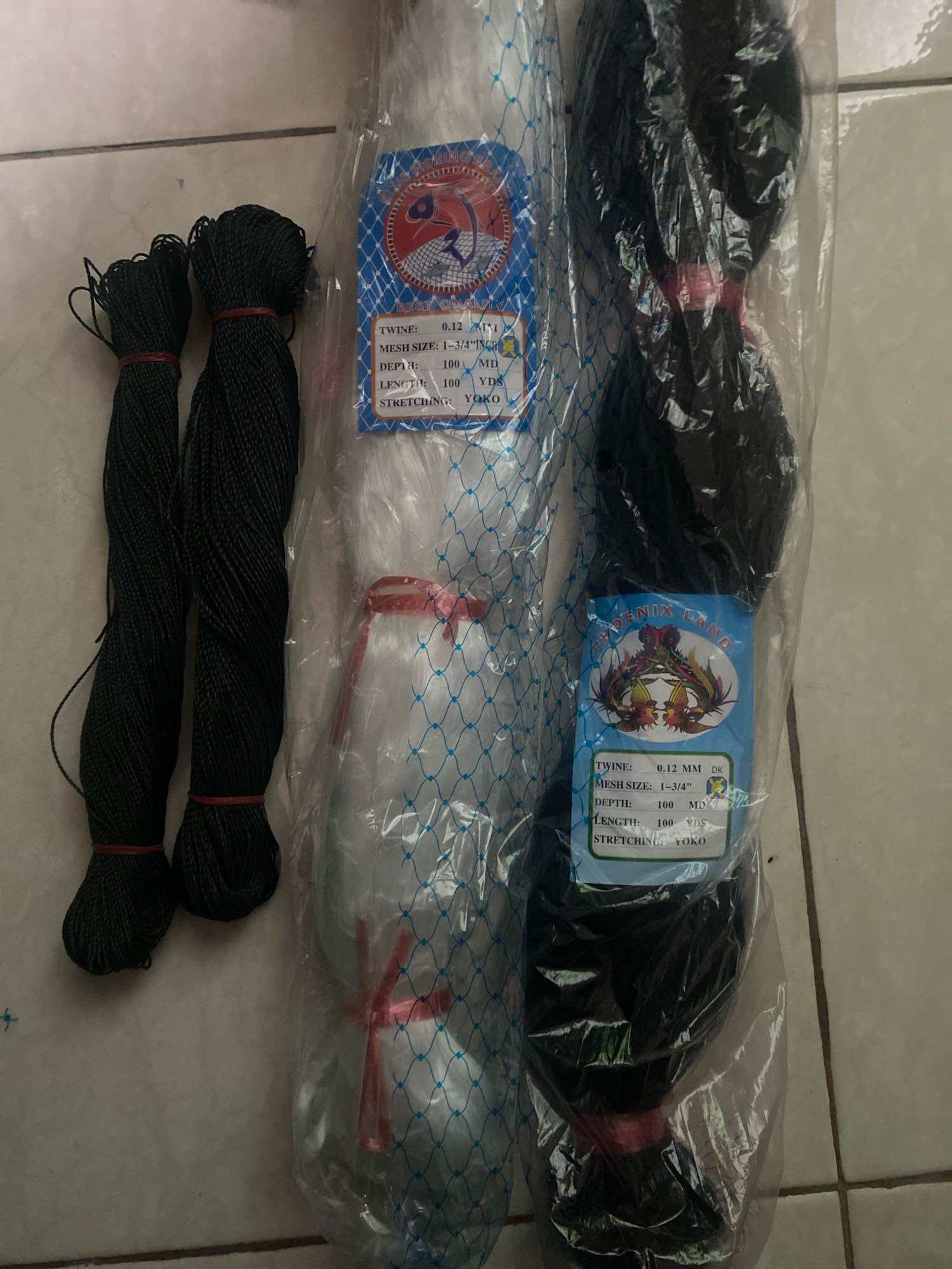 JARING BURUNG JARING PADI SAWAH 13/4 INCH 4.4 X 90 METER BONUS 2 TALI ...