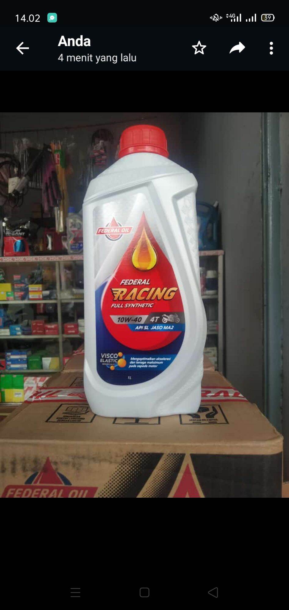 Oli federal ultratec racing 1L (kemasan baru) | Lazada Indonesia