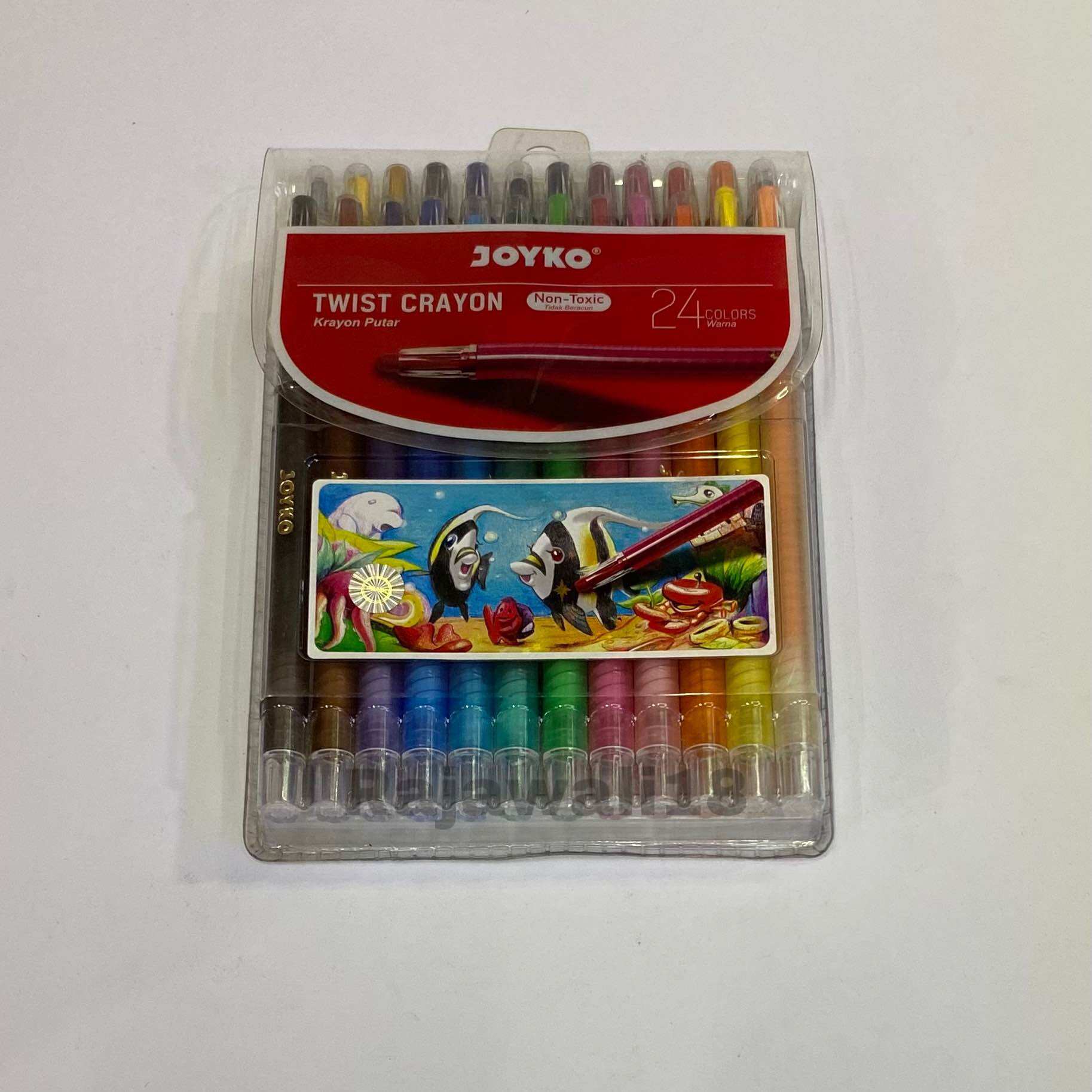 Crayon Putar Merek Joyko (12 & 24 Warna) | Lazada Indonesia