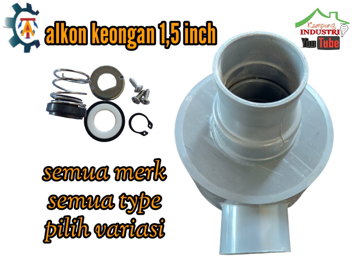 alkon keongan pvc 1,5 inch 1 set modifikasi pompa air kolam | Lazada Indonesia