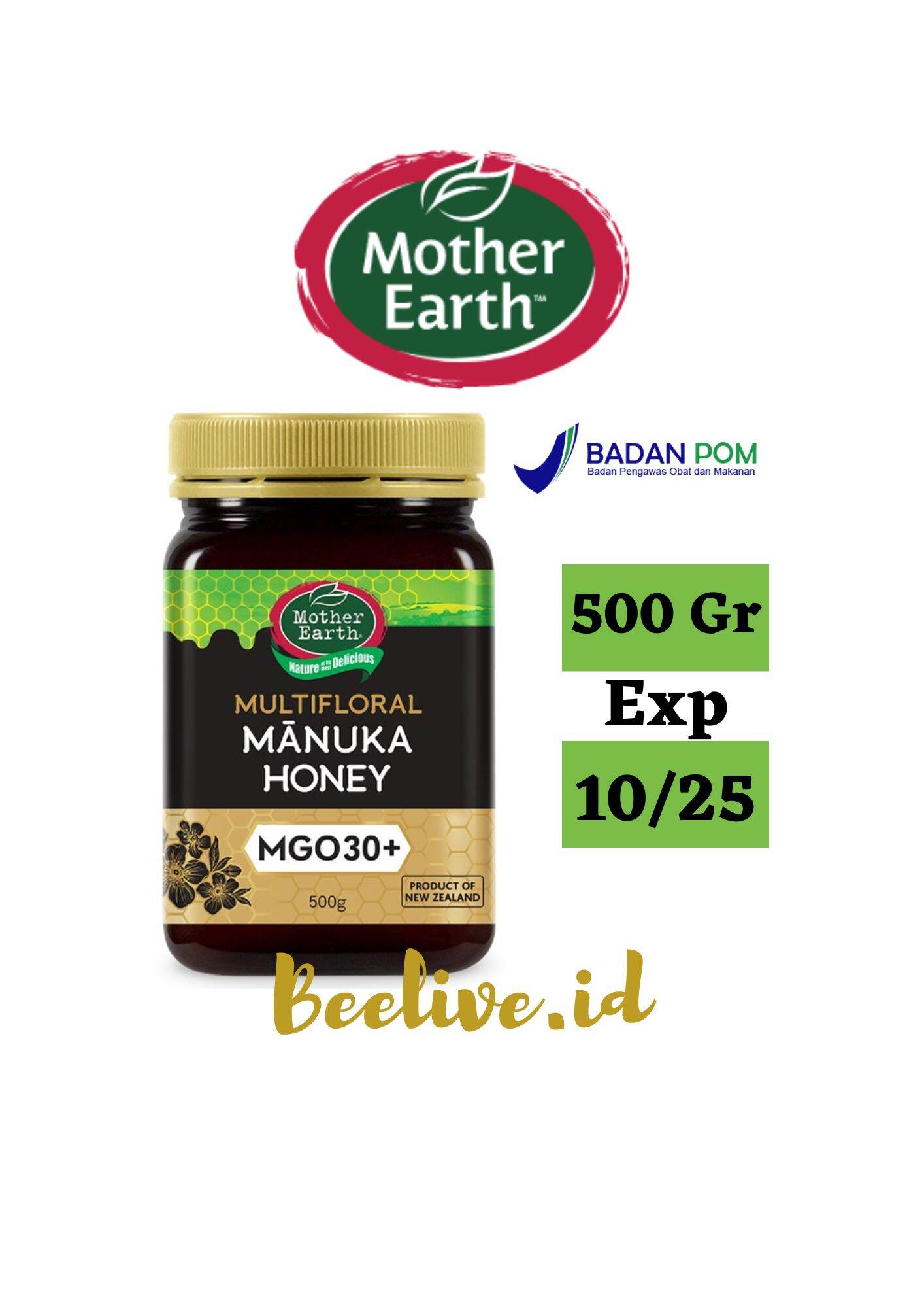 Madu Mother Earth Manuka Honey MGO 30+ 500g | Lazada Indonesia