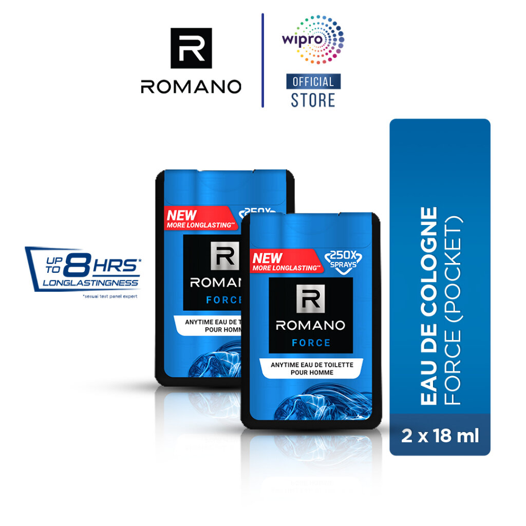 Romano Pocket Parfum Saku Anytime EDC 18ml X 2 - Force | Lazada Indonesia