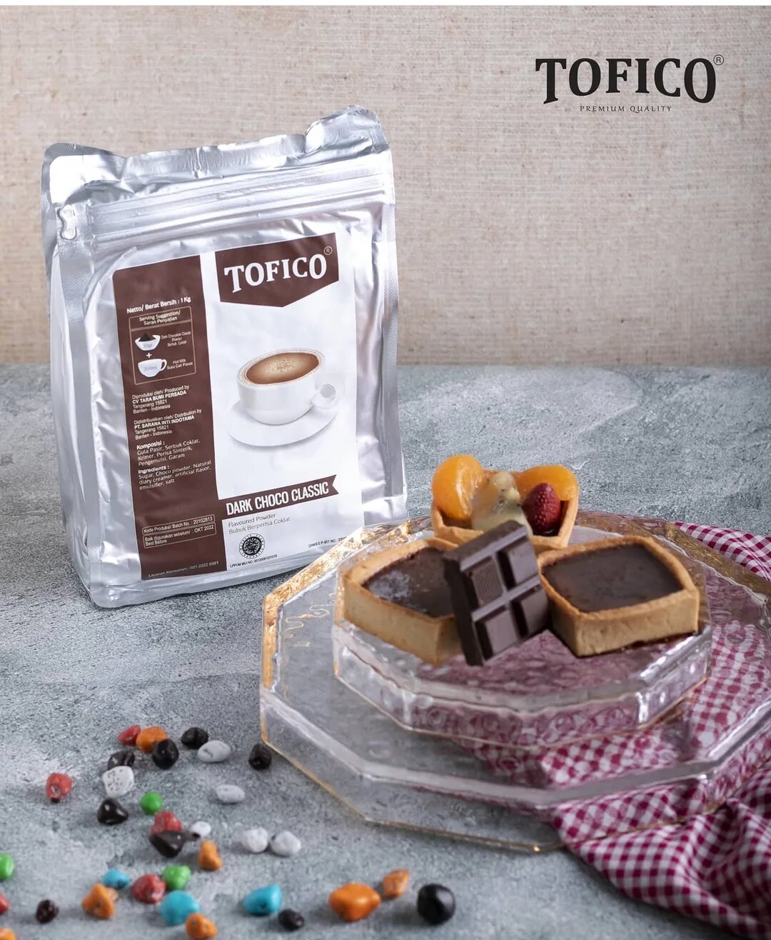 TOFICO POWDER (1KG) - DARK CHOCOLATE CLASSIC | Lazada Indonesia