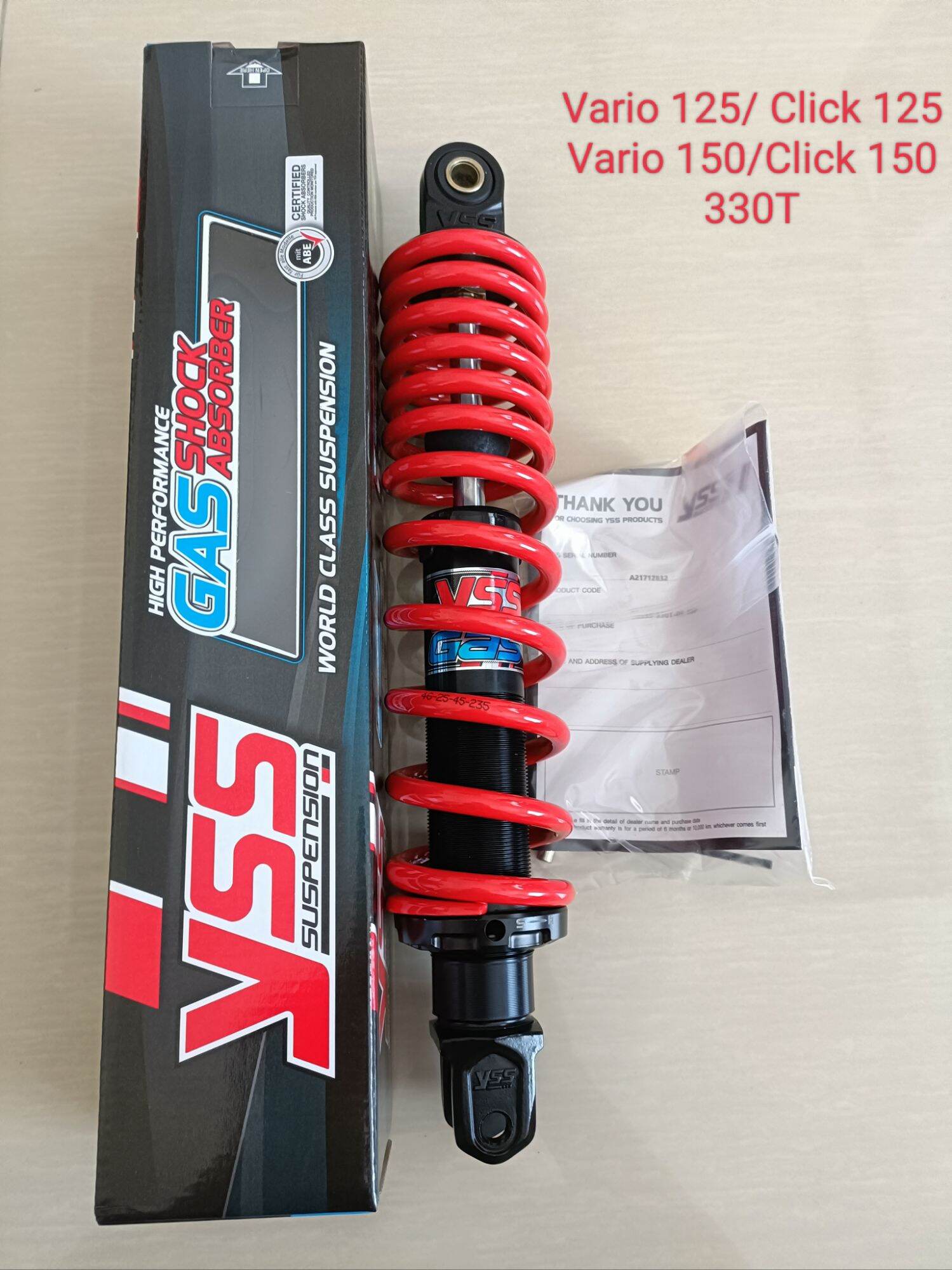 Shock Shockbreaker YSS DTG Evo Black Edition Vario 150 - Vario 125 | Lazada Indonesia