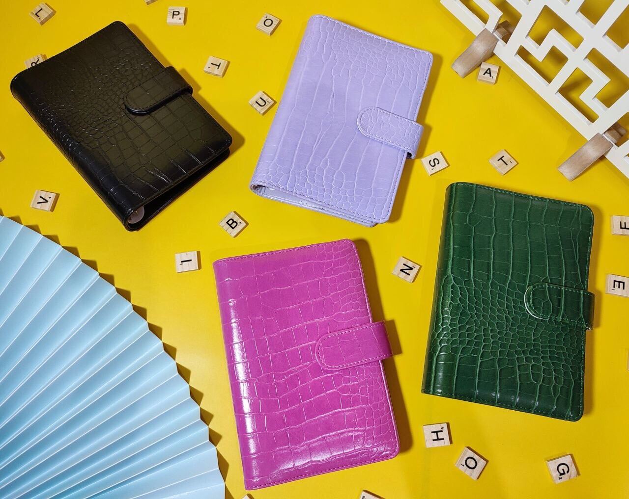 1 Paket Binder A6 Ring 6 Croco Budgeting Keuangan Sinking Funds ...