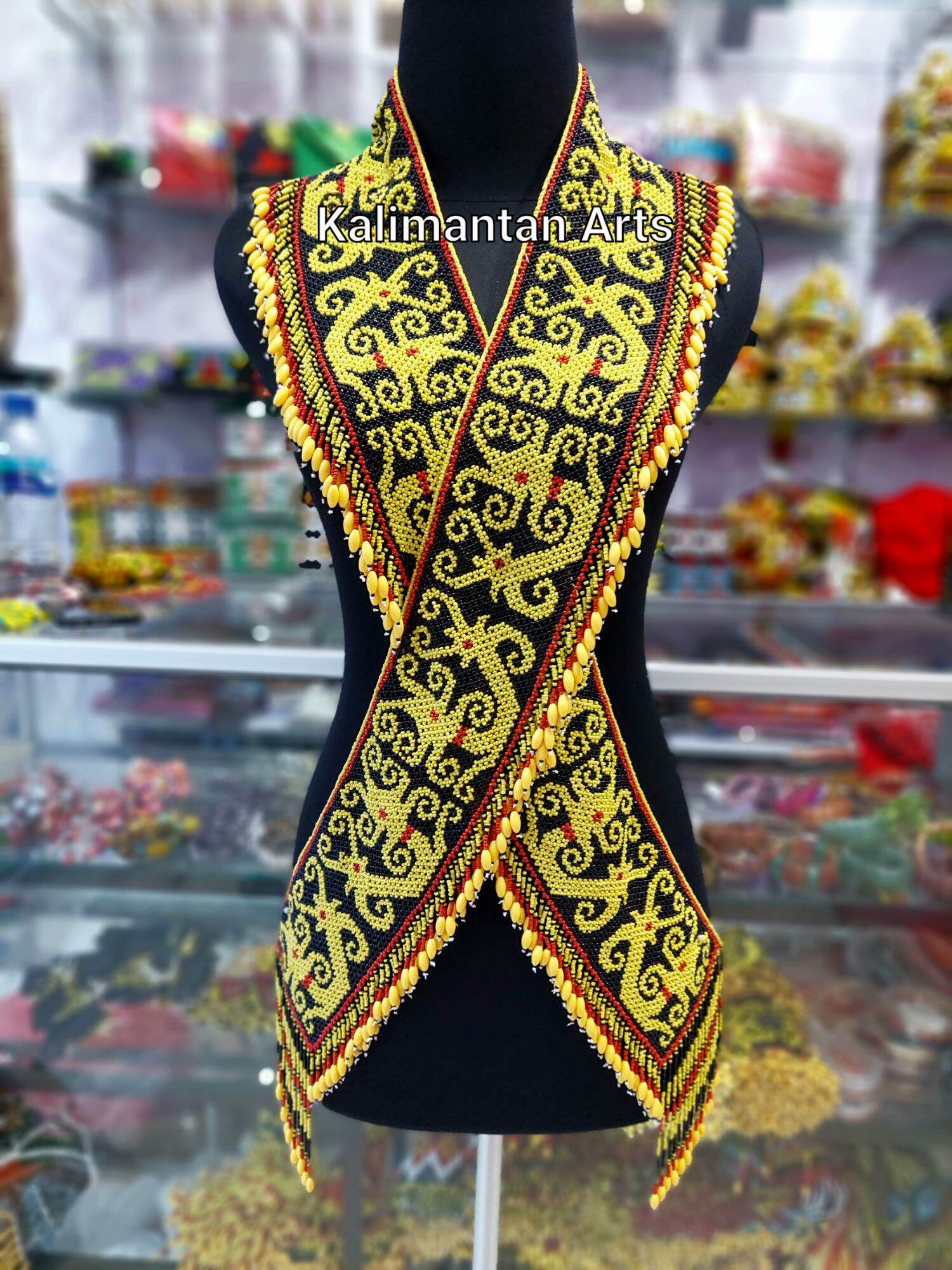 Selendang Manik Dayak Kalimantan | Lazada Indonesia