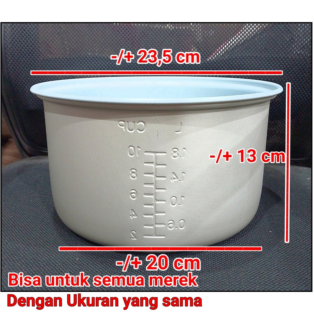 Panci Teflon rice cooker/mejikom 1,8 Liter. Cosmos Dll, bisa semua merk ...