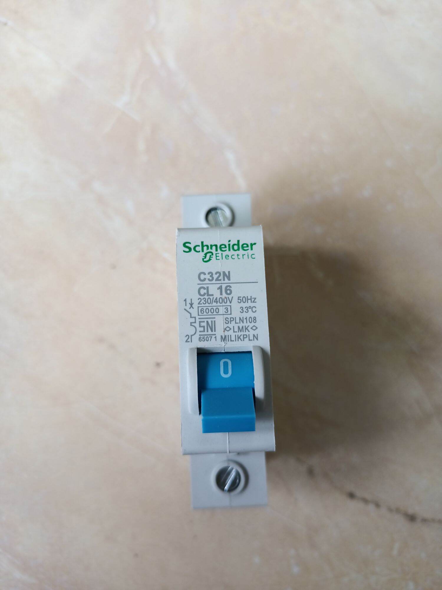 NCB Schneider setandar PLN harga satuan Cl2 cl4 Cl6 cl10 cl16 cl20 Cl25 ...