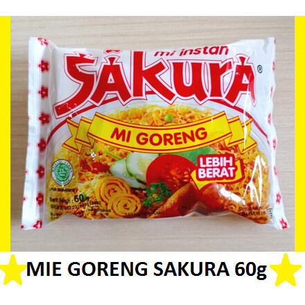 mi sakura goreng insant 60gr mie goreng jadul | Lazada Indonesia