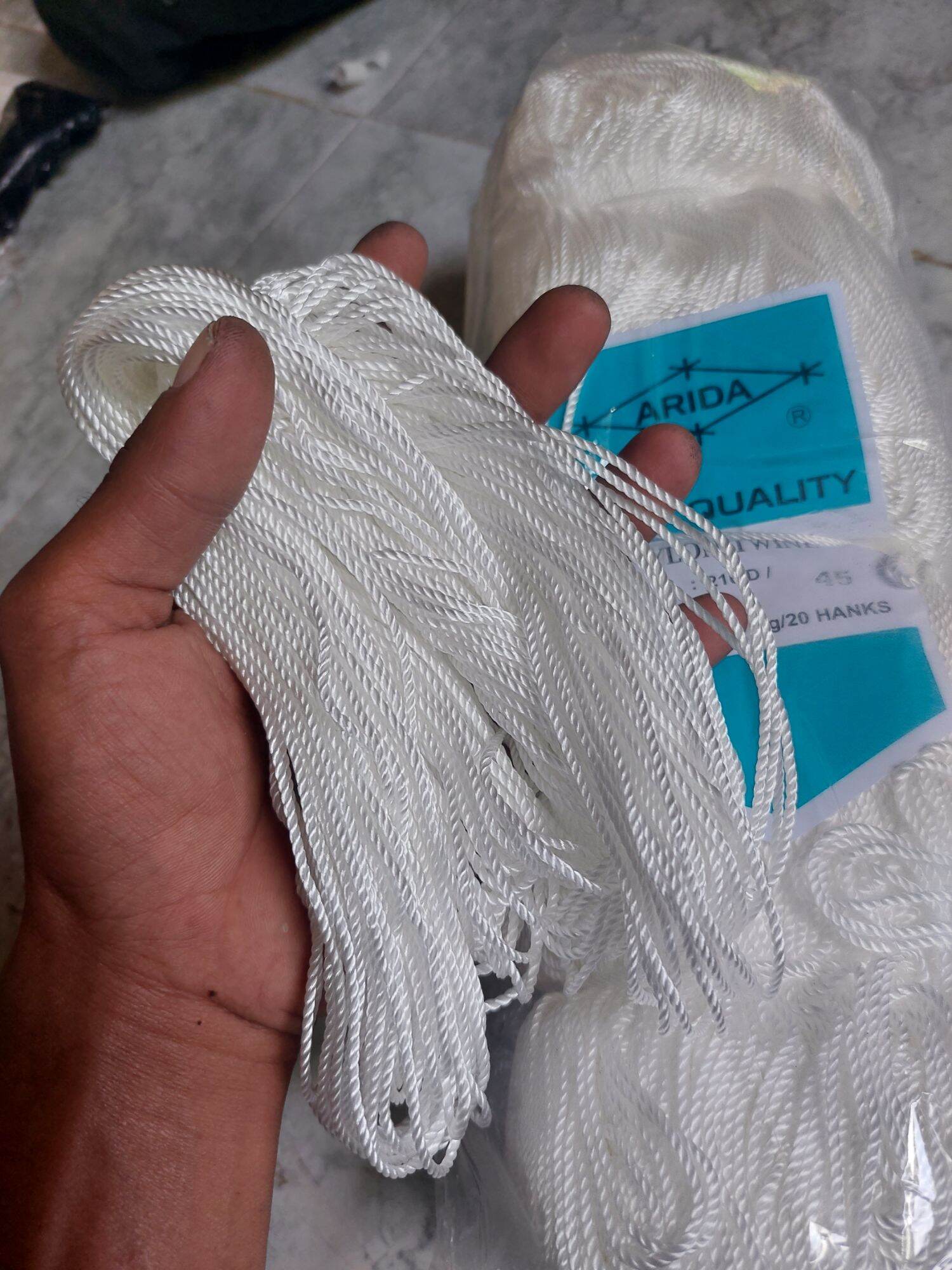 benang nilon D45 putih cap ARIDA | Lazada Indonesia