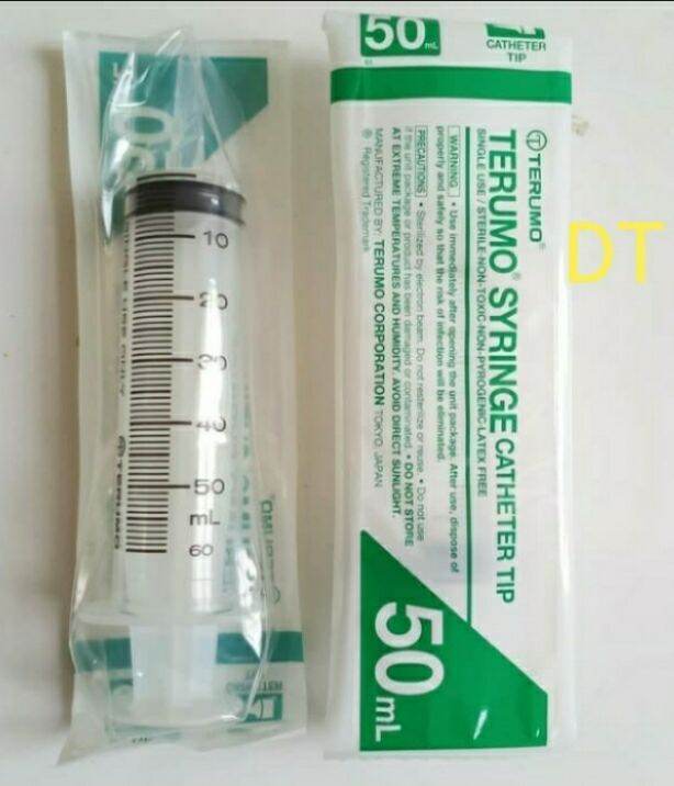 Spuit 50cc Tengah Terumo / Syringe 50cc Lubang Tengah Terumo | Lazada ...