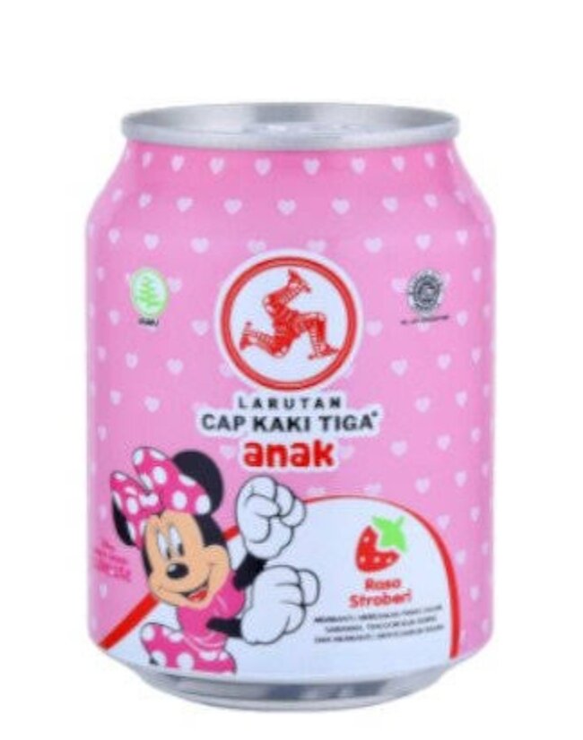 Larutan anak rasa stroberi, jeruk dan leci ( 1 dus isi 24 pcs ...