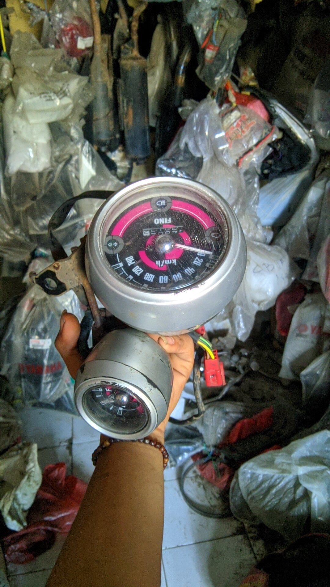 Spidometer Kilometer Motor Yamaha Fino injeksi CC 115 Cabutan Original ...