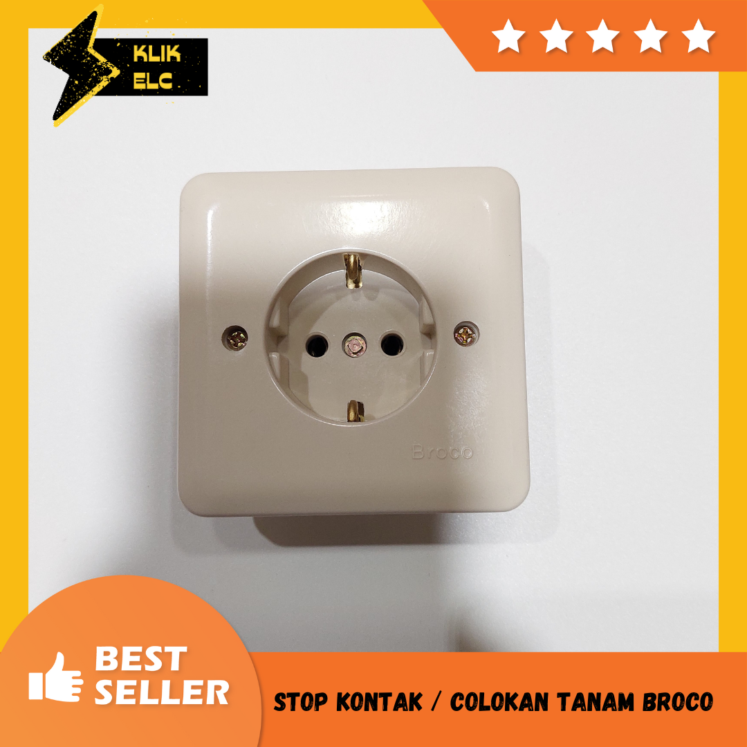 STOP KONTAK / COLOKAN TANAM / INBOW BROCO | Lazada Indonesia