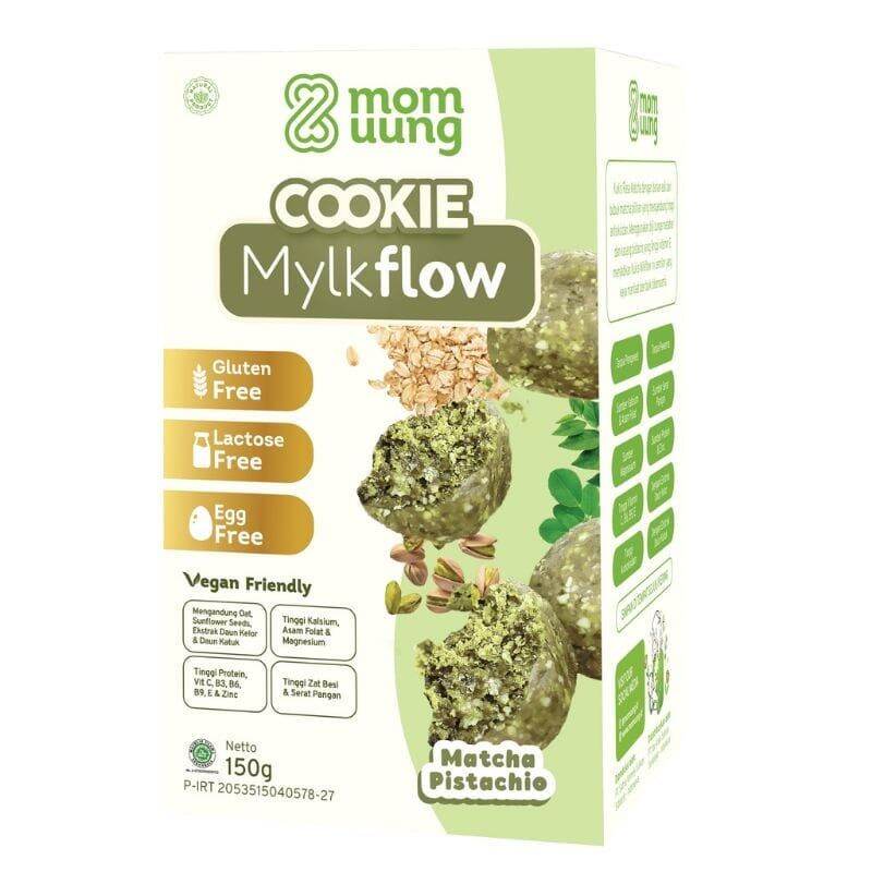 Mom Uung Cookie Mylkflow - Snack Pelancar ASI Rasa Matcha Rasa Coklat ...